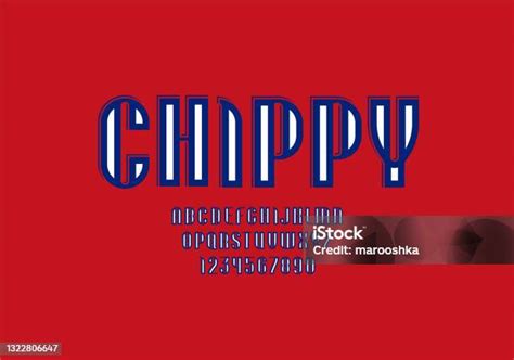 원래 트렌디 한 글꼴 알파벳 A에서 Z와 아랍 번호에 현대 어퍼 케이스 라틴어 문자 0 9 디자인 벡터 일러스트 10eps Film Festival에 대한 스톡 벡터 아트