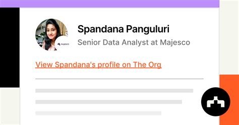 Spandana Panguluri Senior Data Analyst At Majesco The Org
