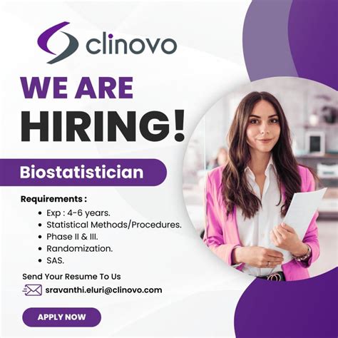 Sravanthi Eluri On Linkedin Biostatistician Biostat Hiring