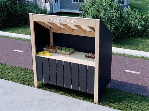 Farm Stand Construction Plan Build Your Own Roadside Market Stand