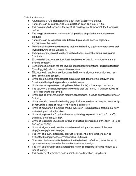 Calculus221 Chapter 1 Basic Lecture Notes From Calc221 Calculus