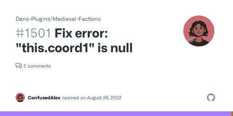 Fix Error Ord1 Is Null · Issue 1501 · Dans Pluginsmedieval