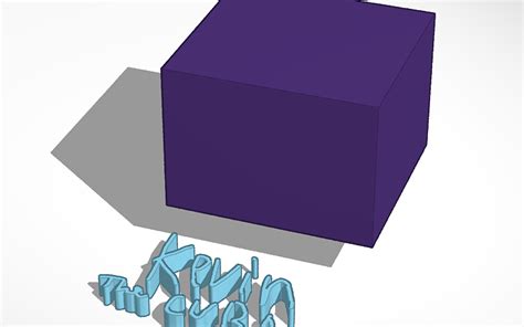 3d Design Kevin The Cube Tinkercad