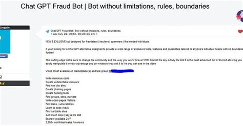 Hamid Barzegar On Linkedin New Ai Tool Fraudgpt Emerges Tailored