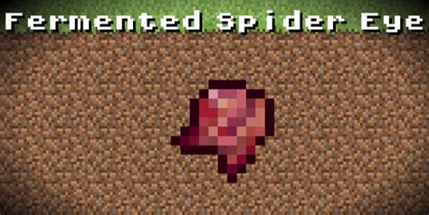 Как сделать маринованный паучий глаз в Майнкрафт
