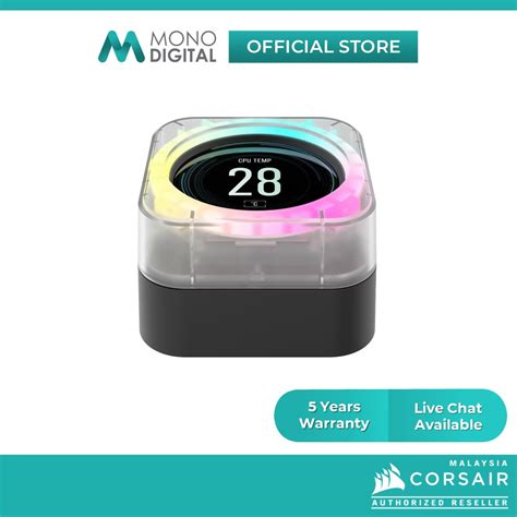 Corsair Icue Elite Cpu Cooler Lcd Display Upgrade Kit Black White