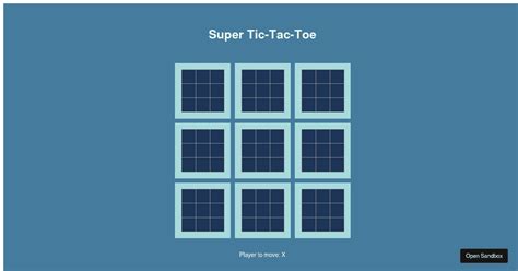 Super Ttt Codesandbox