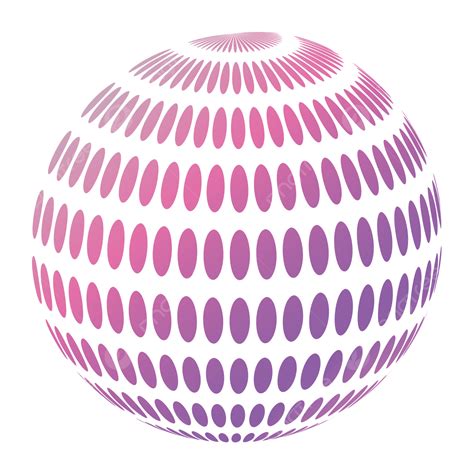 Purple Gradient Half Tone Sphere Purple Gradient Semi Tone Sphere