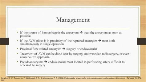 Brain Avm Related Aneurysms Ppt