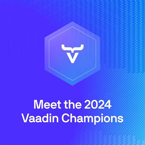 At Vaadin Create We Welcomed Four Incredible New Champions Who Are