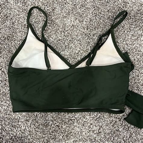 Shein Swim Shien Womens Surplice Tie Side Bikini Top Poshmark