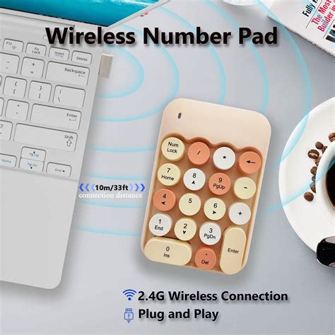 Programmable Keypad Wireless Usb Number Pad Numpad Numeric Keypad