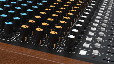 Analog Mixer Recorder 3d Model 49 3ds Blend C4d Fbx Max Ma Lxo Obj Free3d
