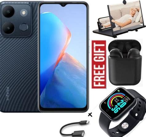 Infinix Smart 7 Plus 6 6 HD 64GB ROM 4GB RAM UpTo 7GB 6000mAh QUALITY GIFTS Price From