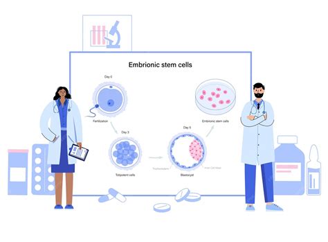 Premium Vector Human Fertilization Concept