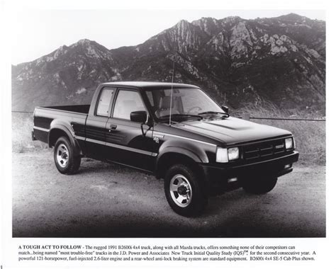 1991 Mazda B2600i 4x4 Se 5 Cab Plus