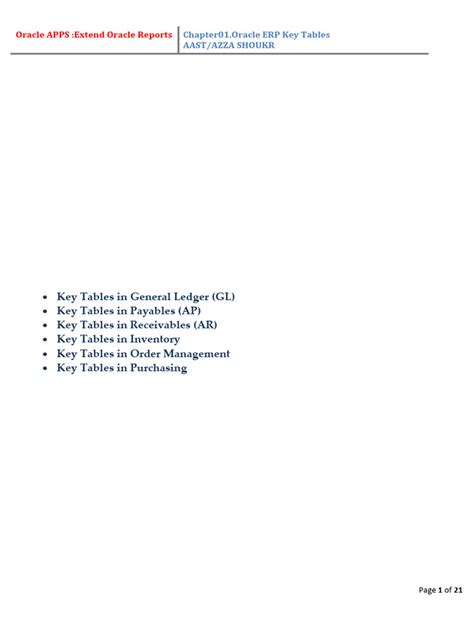 chapter22 extend oracle reports 01 oracle erp key tables pdf