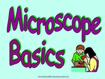 Microscope Basics PowerPoint Presentation By Lori Maldonado TpT