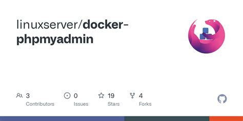 Github Linuxserverdocker Phpmyadmin
