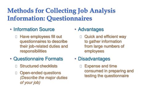 Ppt Human Resource Management Chapter 4 Job Analysis Gary Dessler