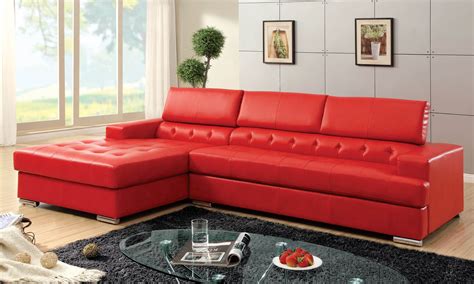 18 Stylish Modern Red Sectional Sofas