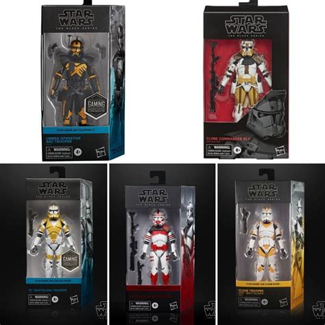 In Stock Star Wars Black Series 13th Battalion Trooper Commander Bly Imperial Clone Shock