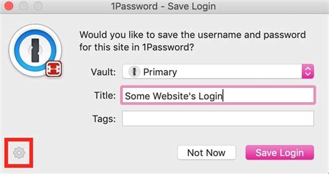how to prevent 1password from asking to save logins