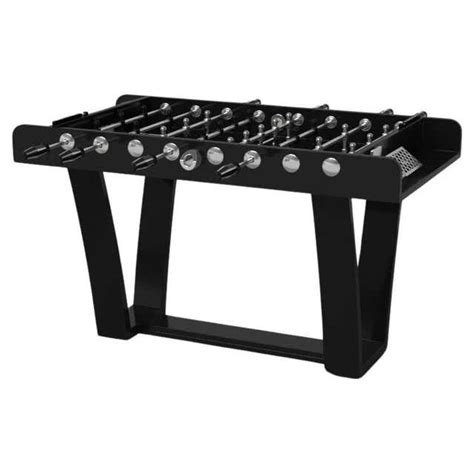 Elevate Customs Rumba Foosball Table Solid Pantone Black Color In 5
