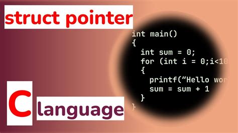 C Programming Struct Pointer Youtube