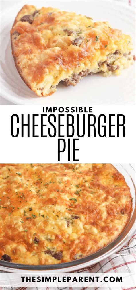 Impossible Cheeseburger Pie Savory Delicious Artofit