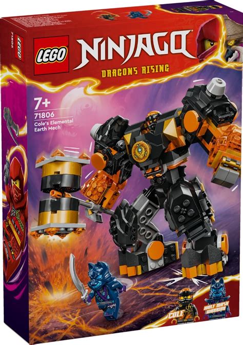 Lego Ninjago Cole S Elemental Earth Mech Building Toy Set