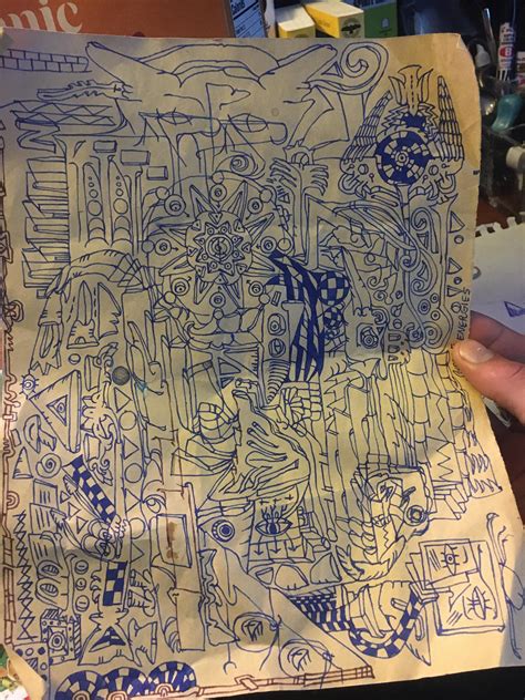 my attempt example of “not creepy” hallucination art r schizophrenia