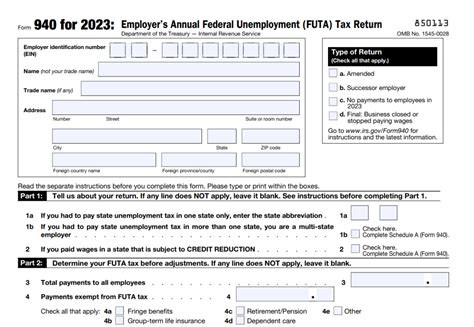 understanding form 940 applicability computations deadlines