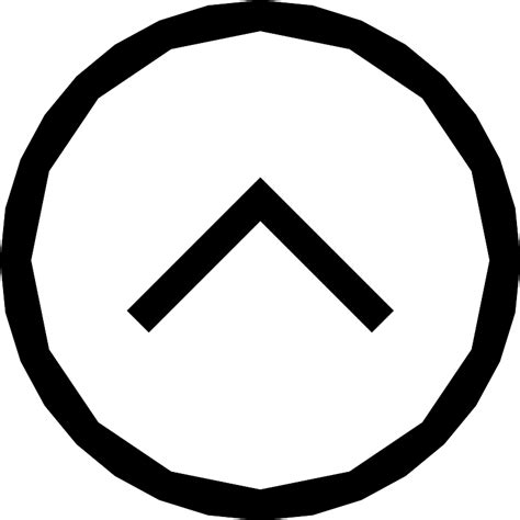 Arrow Circle Up Vector SVG Icon SVG Repo