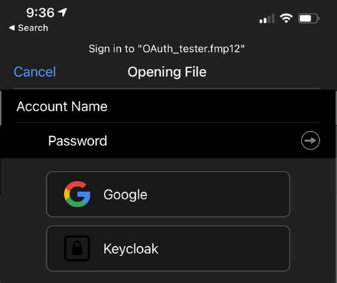 Filemaker 191 Platform Whats New In Oauth Authentication