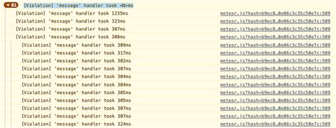 Solved Violation Message Handler Took Ms Help Meteor Forums