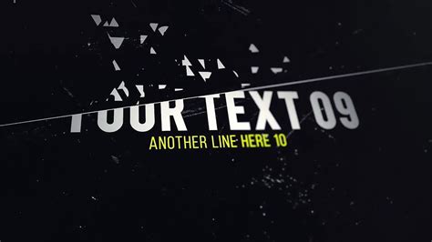 پروژه افتر افکت خرد شدن متن دانلود نماشا