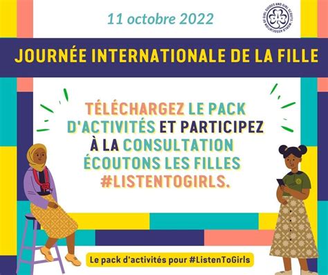 Journée Internationale De La Fille Eedf Scoutisme Laïque