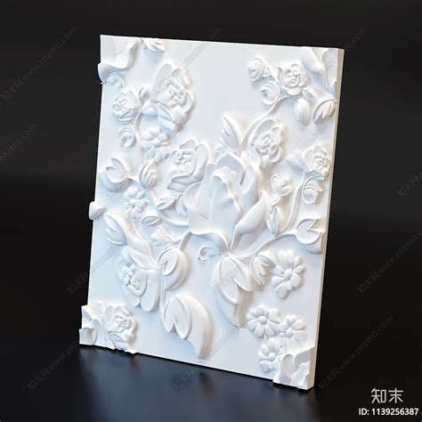 欧式雕花3d模型下载【id1139256387】知末3d模型网
