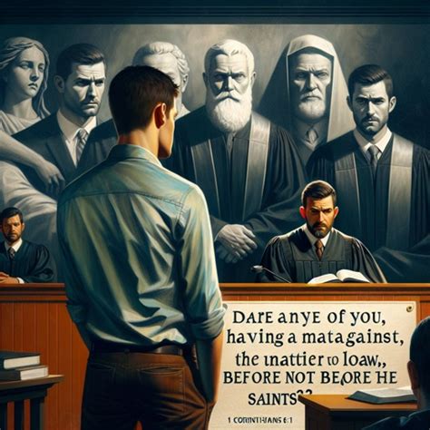 What Does 1 Corinthians 6 1 Mean Bible Art