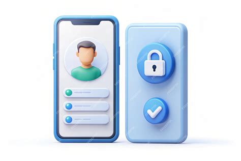 Premium Photo 3d Phone And Account Login And Password Form Page User Authorization Sign In To