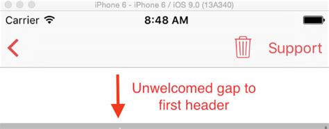 Ios UITableView Leaving Gap Below Transparent UINavigationBar Within