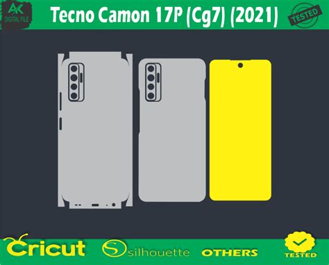 Tecno Camon 17P CG7 Skin Vector Template 3 50