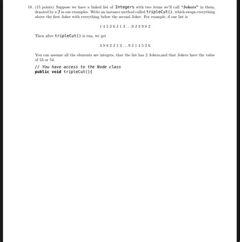 Solved Figure 1 A Doubly Linked List Assume Each Node Has
