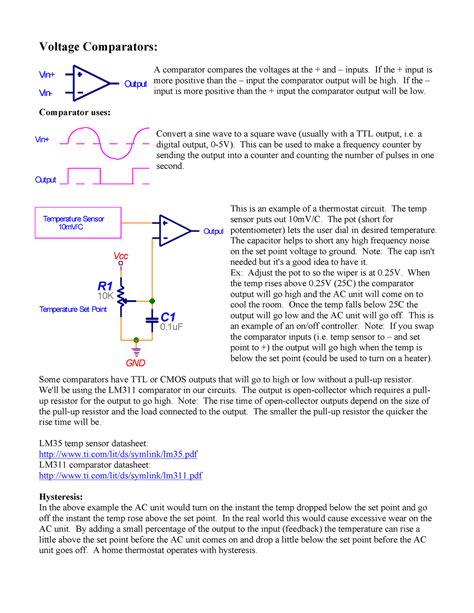 Voltage Comparator Accuracy At Minh Boser Blog