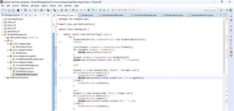 Srsai Praneethh On Linkedin Jdbc Dao Databaseconnectivity Java Eclipseide