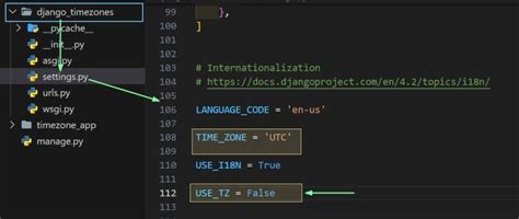 Python Django Set Timezone