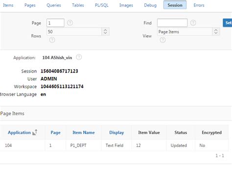 Setting Item Value In Session Using PL SQL In Oracle APEX Ontoor Blogs