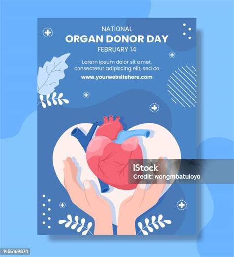 세계 장기 기증의 날 포스터 플랫 만화 손으로 그린 배경 템플릿 그림 눈 신체 부분에 대한 스톡 벡터 아트 및 기타 이미지