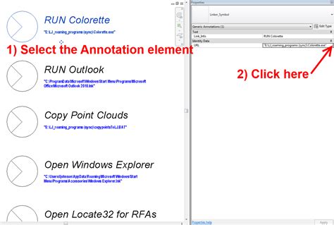 launching scripts and programs directly from revit what revit wants